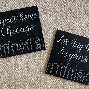Sweet Home Chicago, Chicago Skyline, Chicago Wall Art, Chicago Home ...