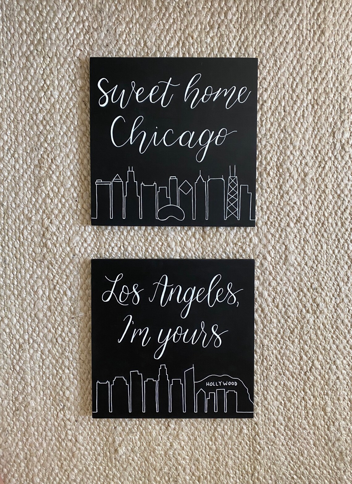Sweet Home Chicago Chicago Skyline Chicago Skyline Sign | Etsy
