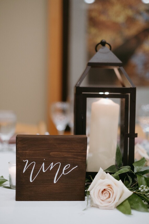 Wood Table Numbers Rustic Wedding Table Numbers Wood - Etsy