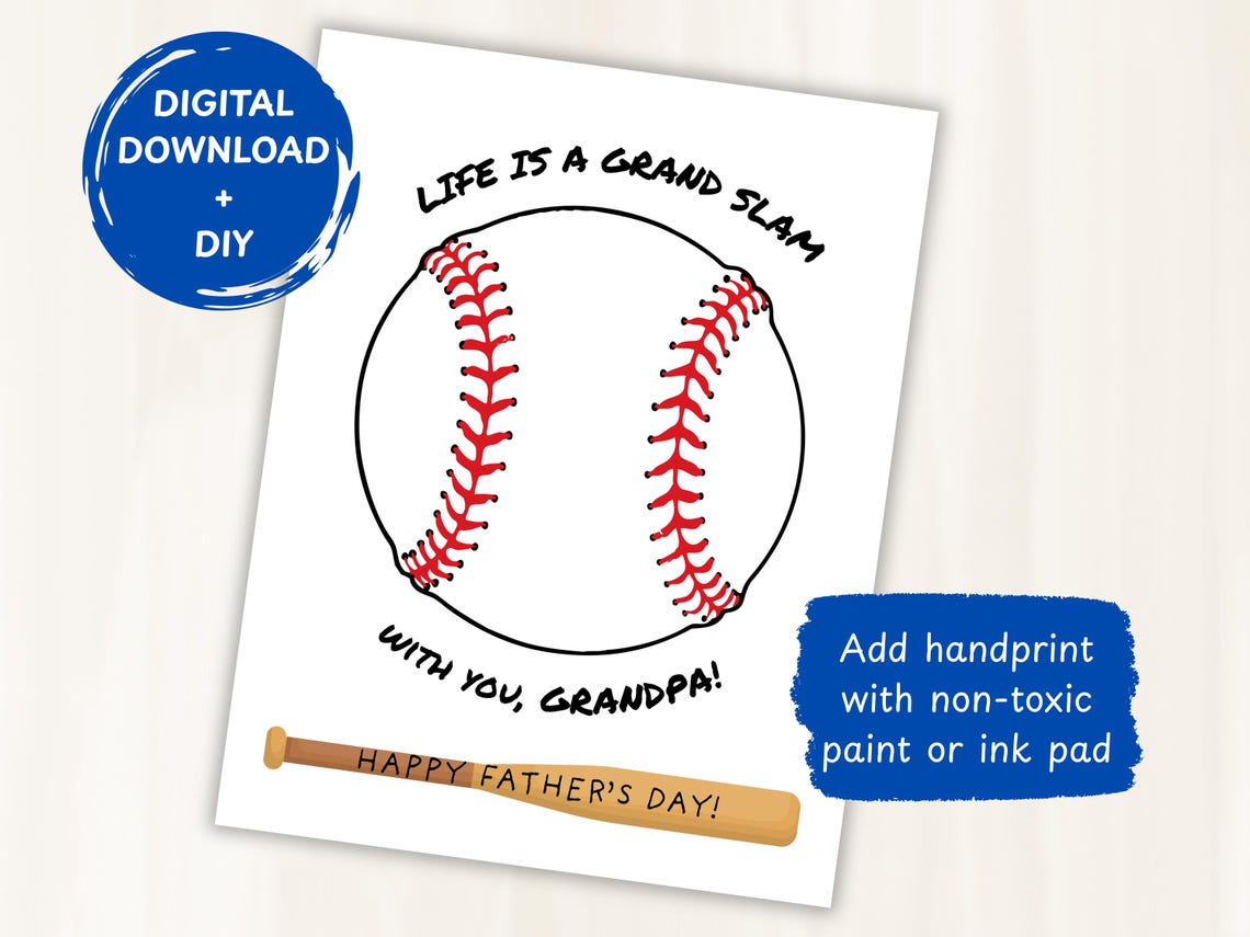 Fathers Day Handprint Art Craft, Grandpa Handprints, First Fathers Day ...
