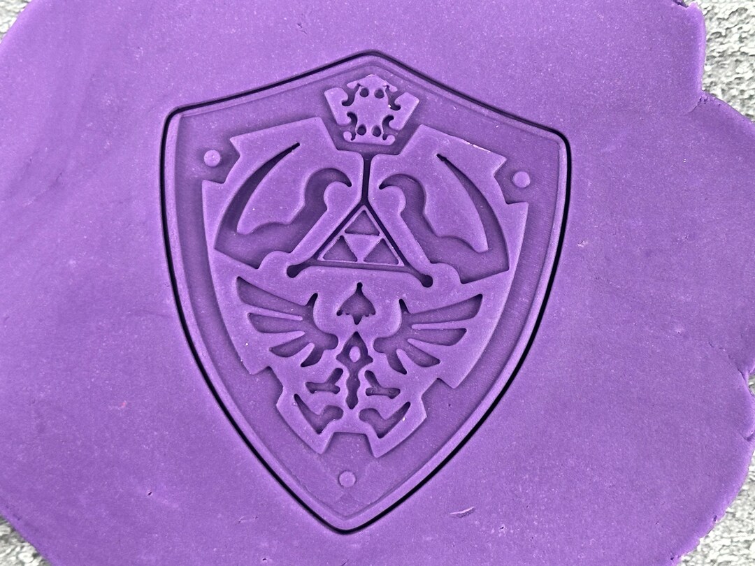 Zelda Sheild Fondant Cookie Cutter 3D Printed - Etsy