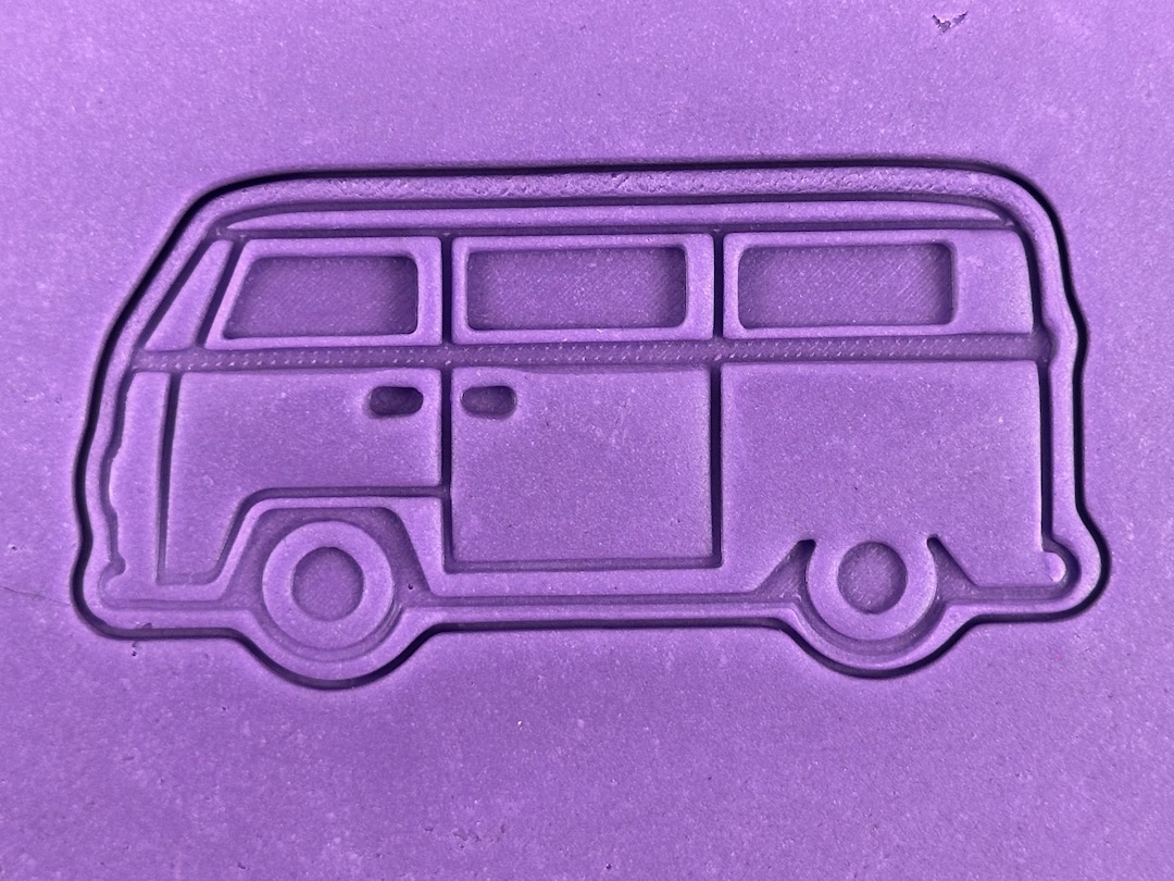 Vw Bus Fondant Cookie Cutter 3D Printed - Etsy