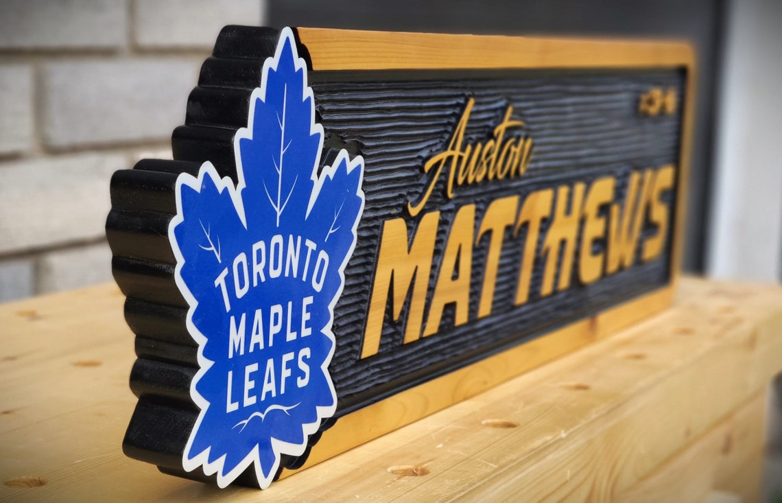 Toronto Maple Leaf's, One of a Kind, Custom, Handcrafted, Cedar, Super ...