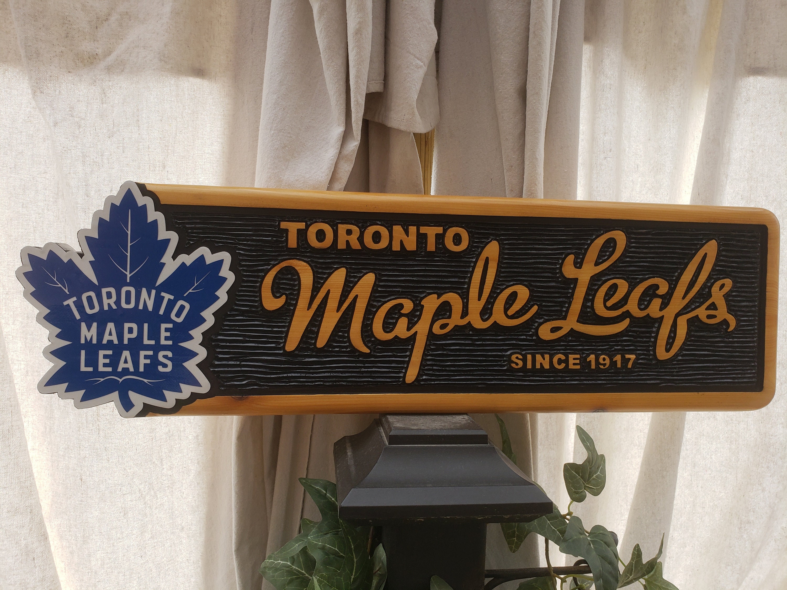 Toronto Maple Leafs One of a kind Custom Handcrafted | Etsy