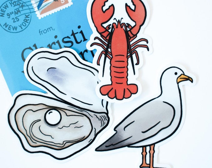 Ocean Sticker Pack - Etsy