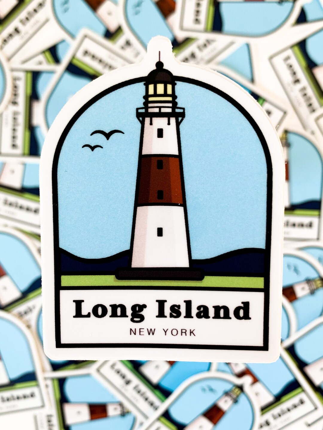 Long Island, NY Sticker - Etsy