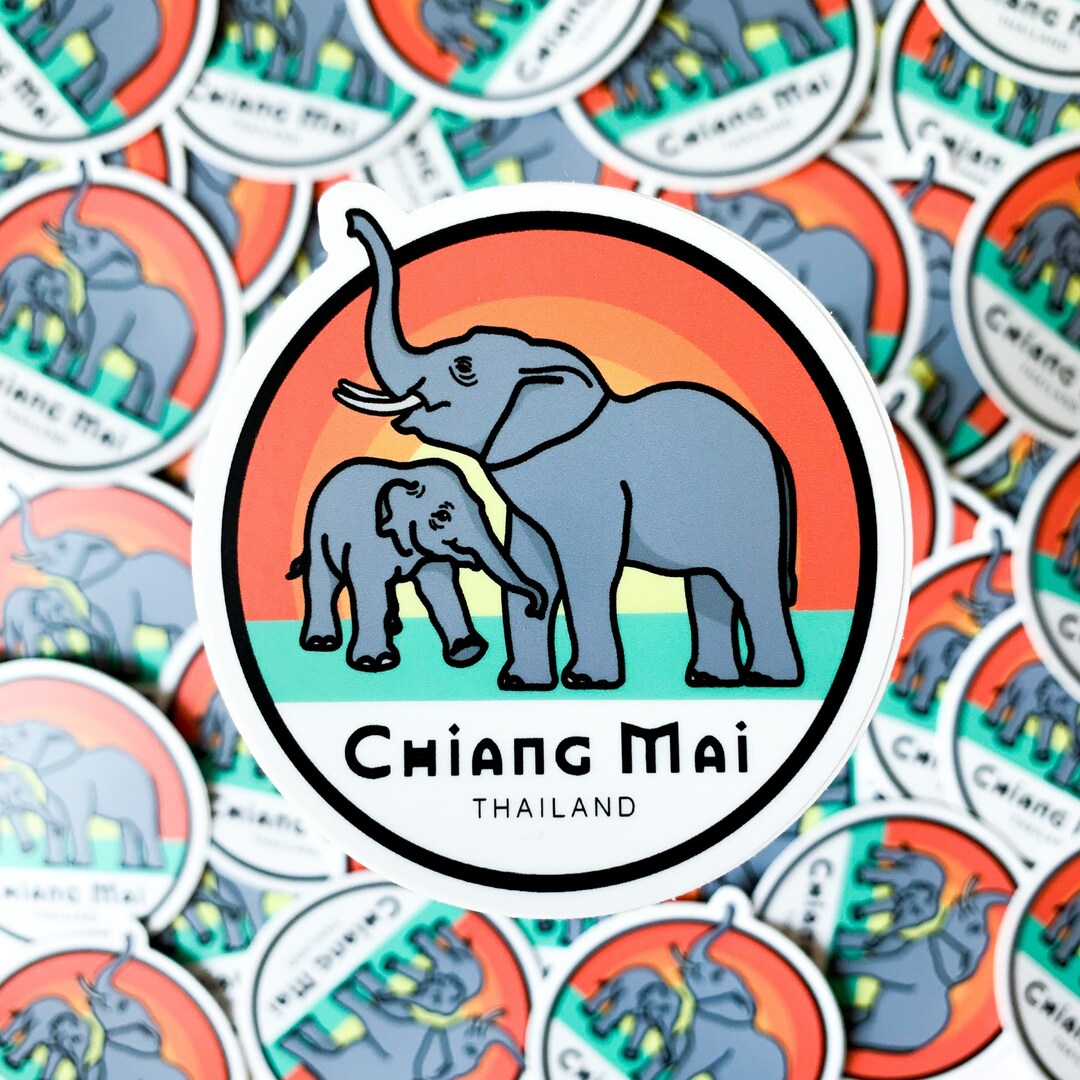 Chiang Mai, Thailand Sticker - Etsy