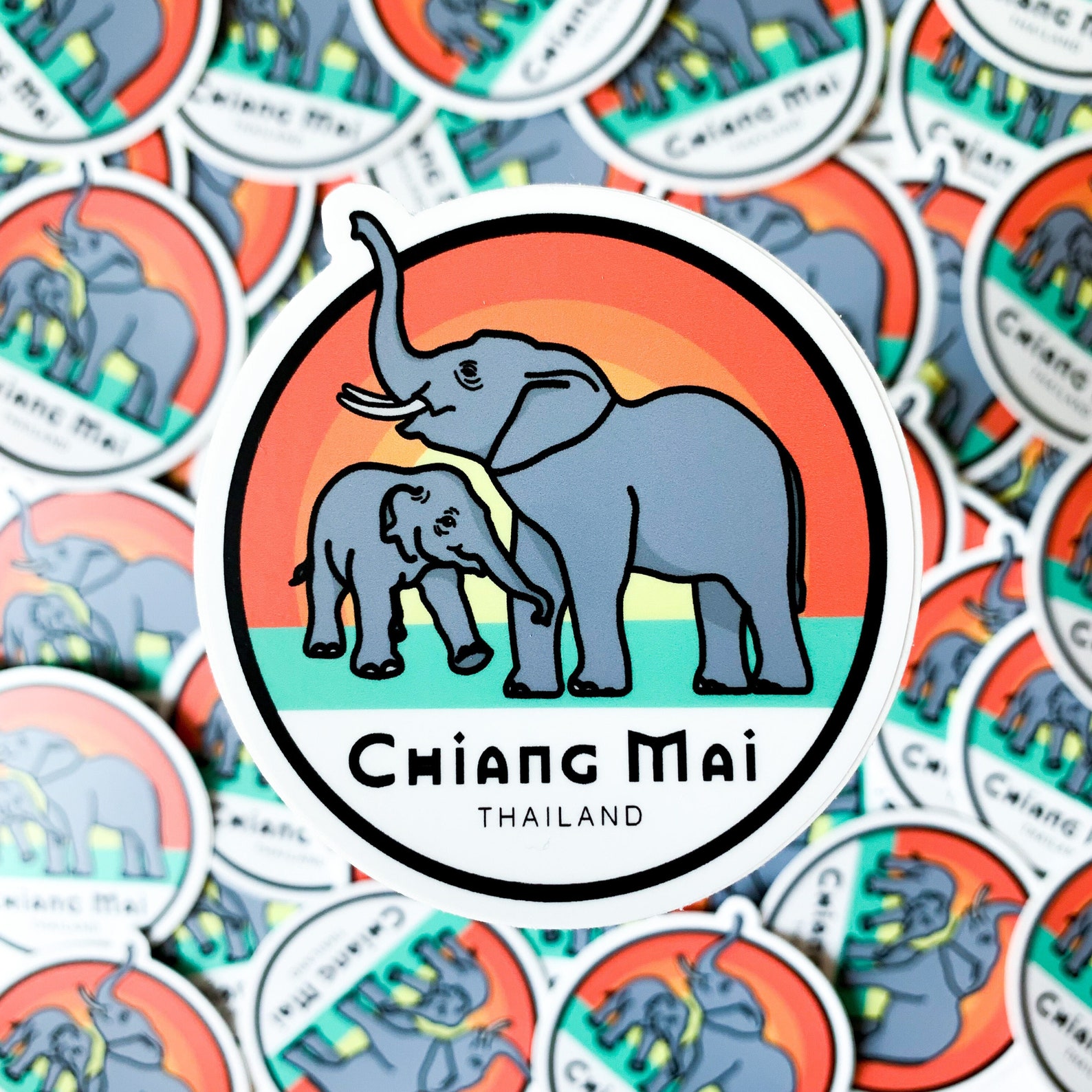 Chiang Mai, Thailand Sticker - Etsy