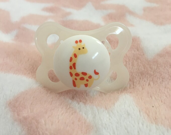 ABDL Modified Pacifier MAM Little Giraffe - Etsy