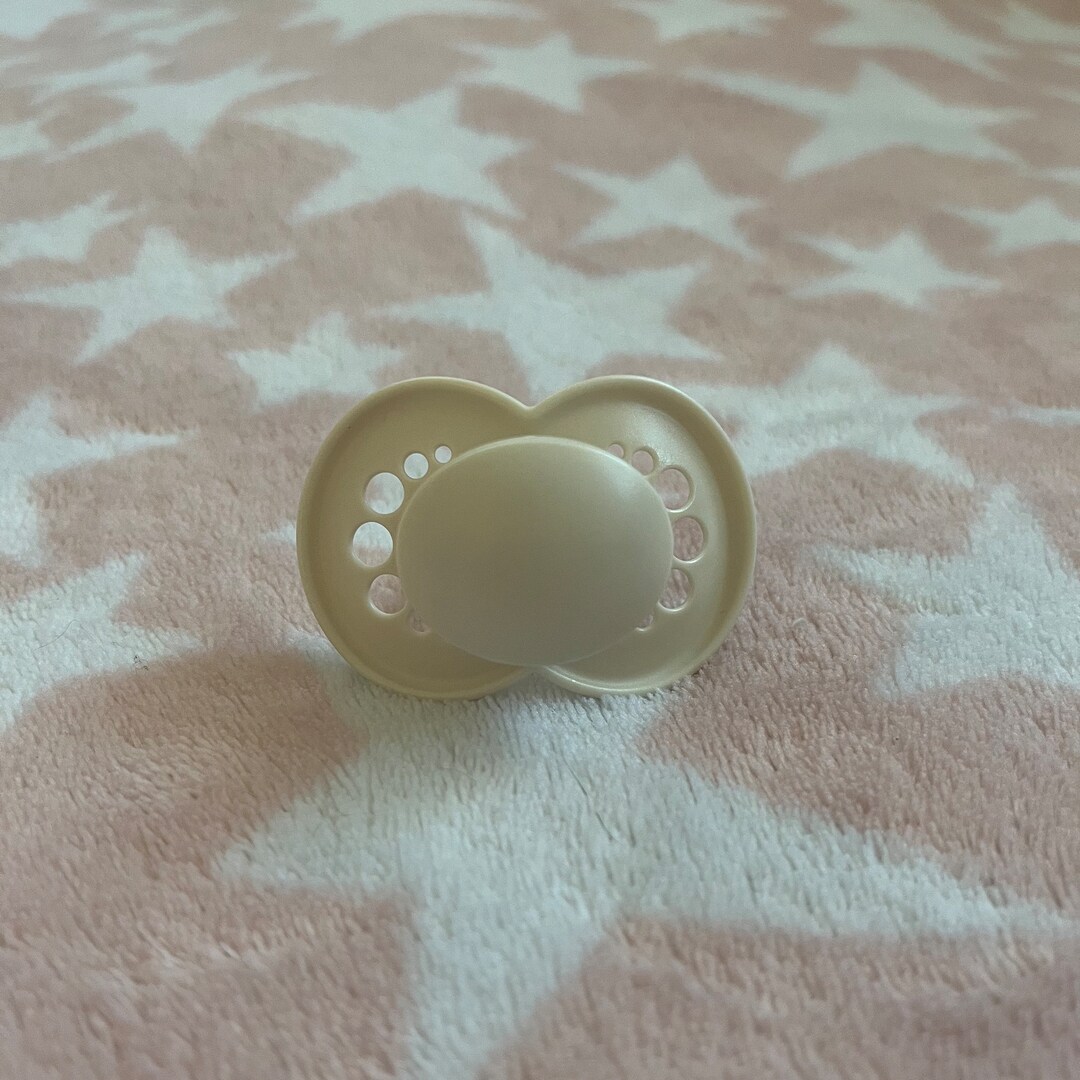 ABDL Modified Pacifier MAM Matte Blank Cream - Etsy