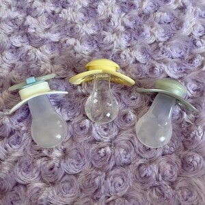 ABDL Modified Pacifier - MAM Yellow Stars - Etsy