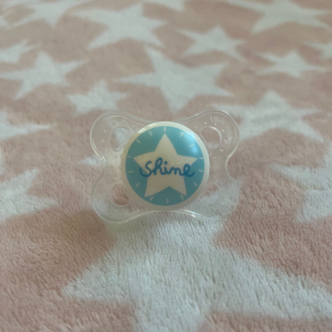 ABDL Modified Pacifier MAM Small Star Shine - Etsy