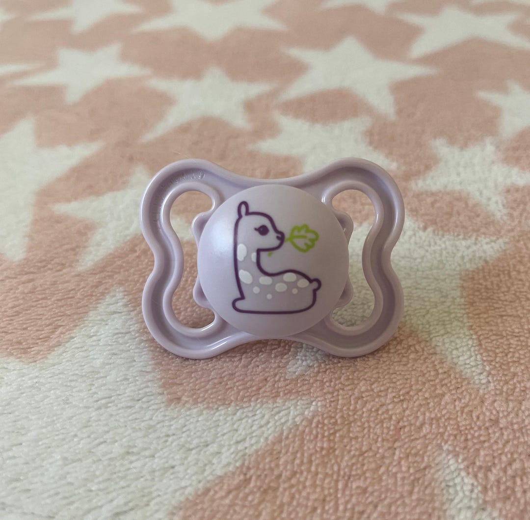 ABDL Modified Pacifier MAM Small Matte Air Deer - Etsy
