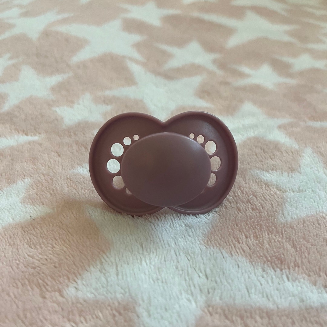 ABDL Modified Pacifier MAM Matte Blank Purple - Etsy