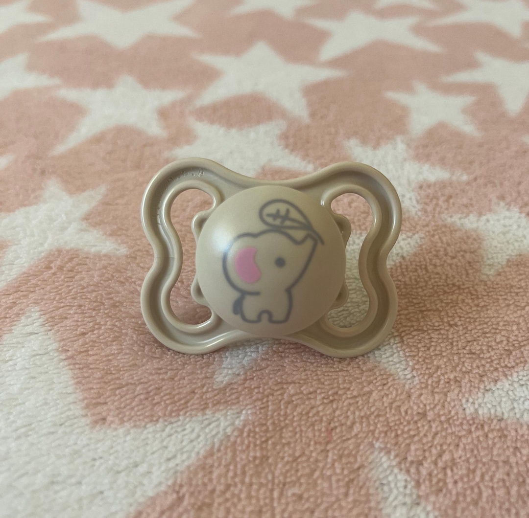 ABDL Modified Pacifier - MAM Small Air Elephant - Etsy
