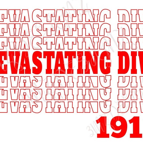 Devastating Diva Full Words SVG - Etsy