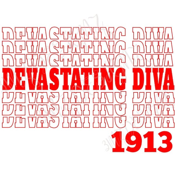 Devastating Diva Svg - Etsy
