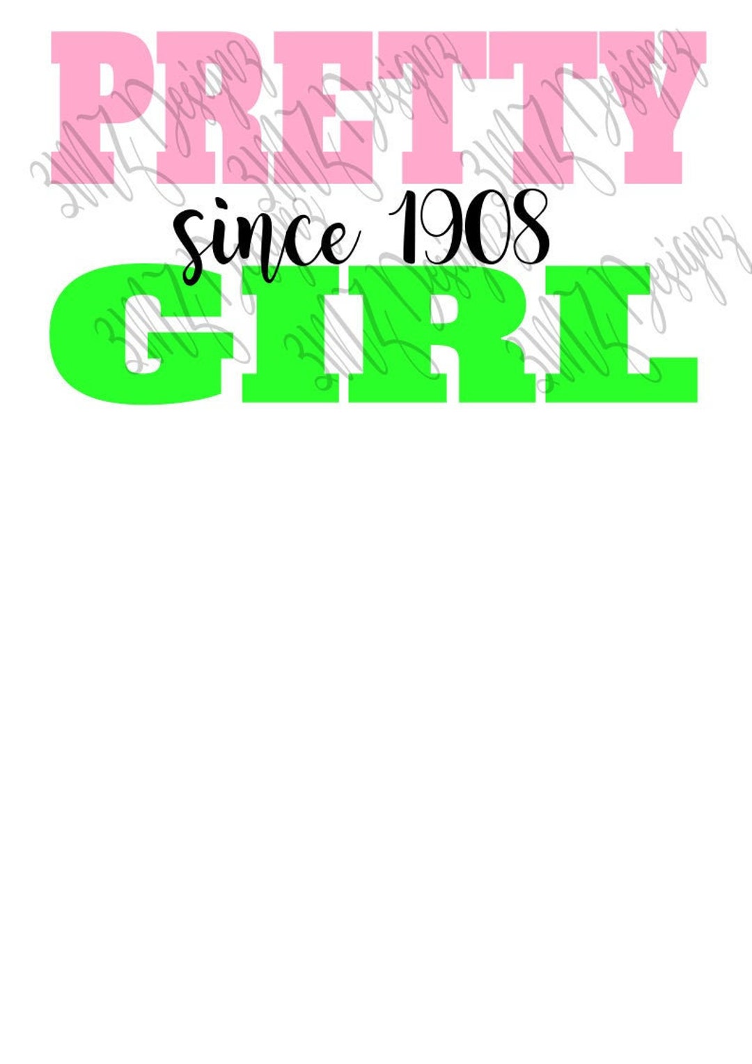 Pretty Girl Since 1908 Digital Files - Etsy