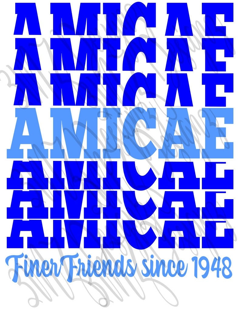 Amicae Split Words Digital Files - Etsy