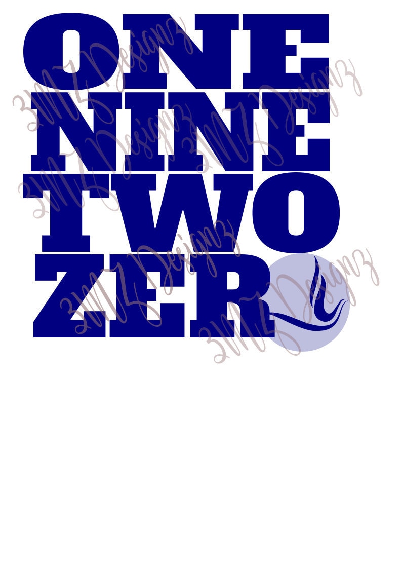 One Nine Two Zero Digital File - Etsy