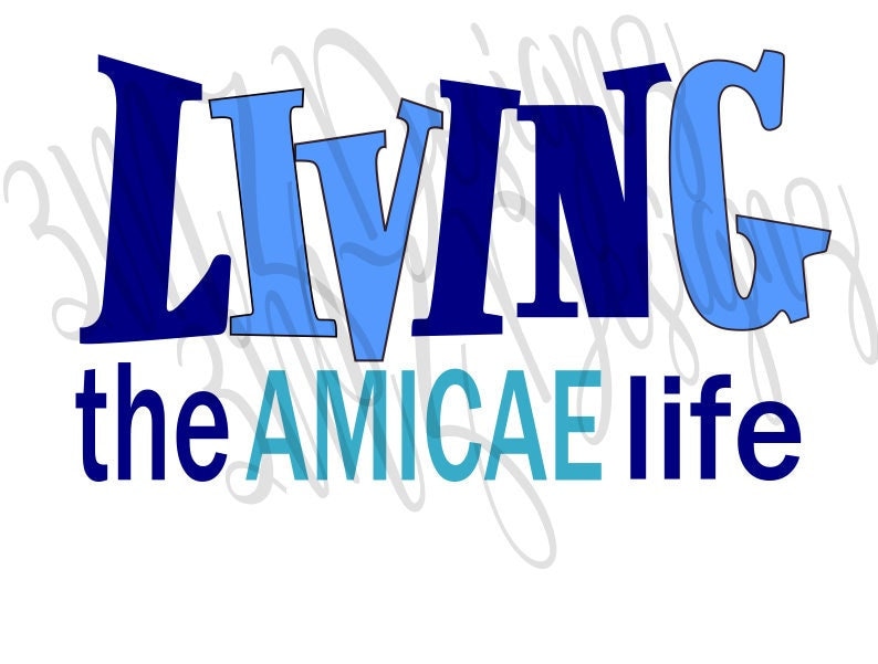 Living the Amicae Life Digital Files - Etsy