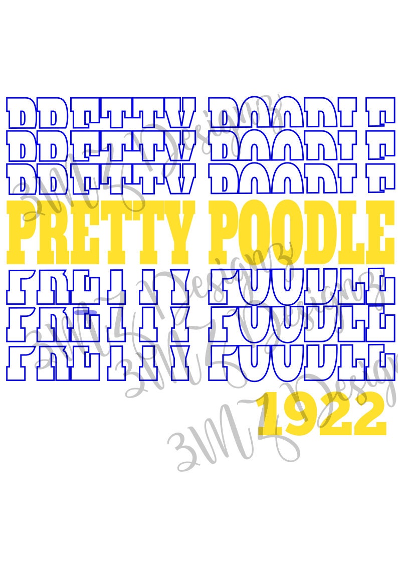 Pretty Poodle SVG - Etsy