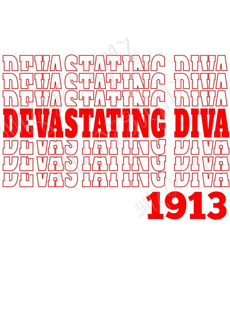 Devastating Diva SVG - Etsy