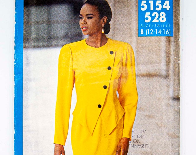 Vogue Sewing Pattern 7780, Vintage Pattern, Misses' Dress, Size 14-16 ...