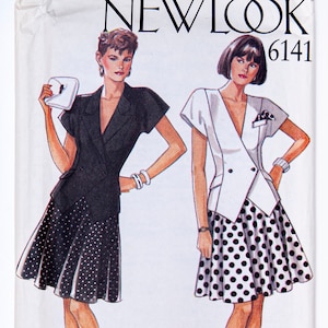 New Look Sewing Pattern 6141, Misses' Jacket, Skirt, Vintage Pattern ...