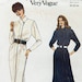 Vogue Sewing Pattern 8751, Misses' Dress, Vintage Pattern, Easy to Sew ...