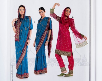 Indian Sari Sewing Pattern - Etsy