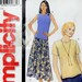 Simplicity Sewing Pattern 5581, Misses' Pullover Asymmetrical Dress ...