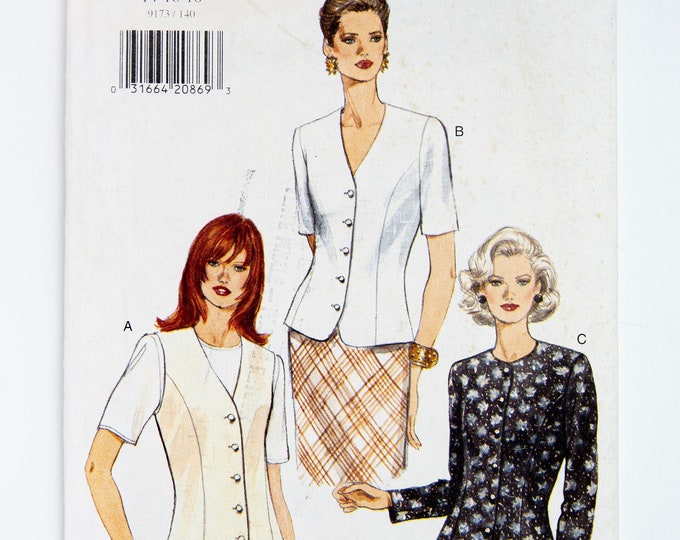 Vogue Sewing Pattern 9173, Misses' Top, Vintage Pattern, Easy to Sew ...