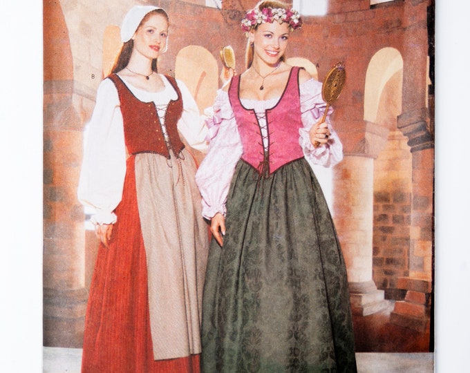 Butterick Costume Sewing Pattern 6196, Misses' Historical/renaissance ...