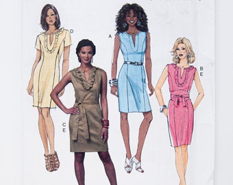 New Look Sewing Pattern 6866, Misses' Dress, Easy to Sew, Size 10-24 ...