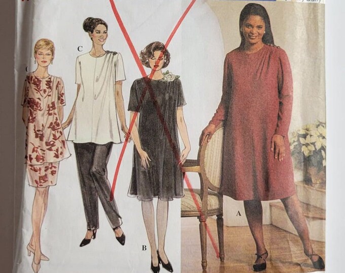 Simplicity Sewing Pattern 7423, Misses' Dress, Tunic, Plus Size Pattern ...