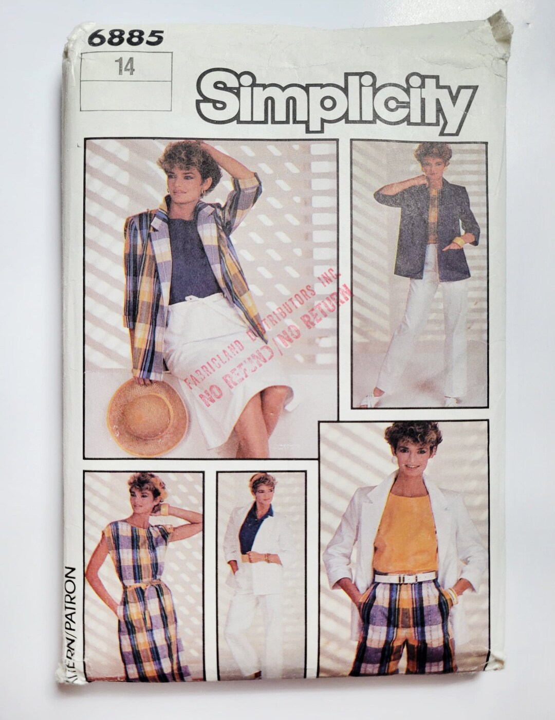 Simplicity Sewing Pattern 6885, Misses' Pants, Top, Jacket, Wrap Skirt ...