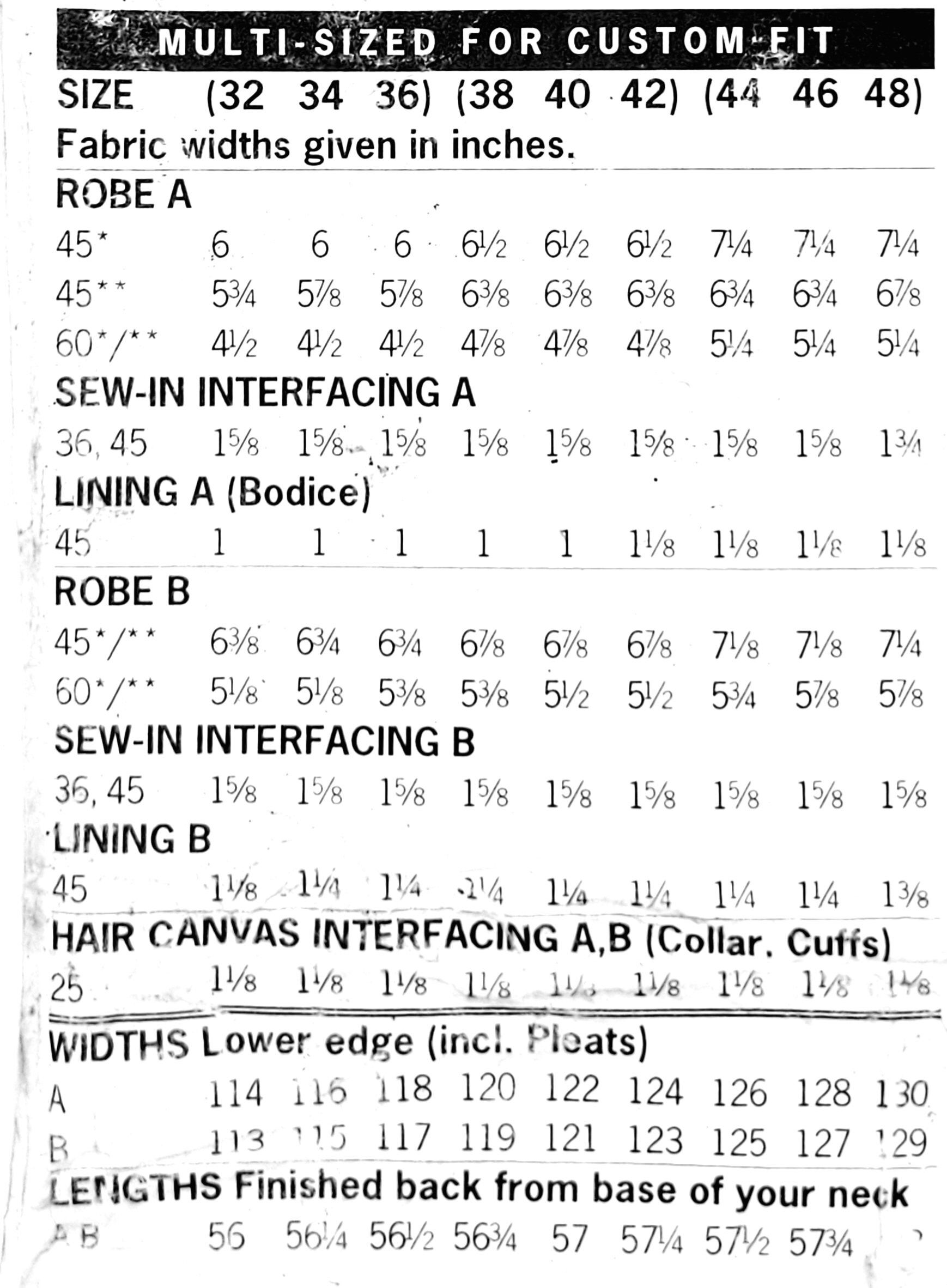 Butterick Costume Sewing Pattern 6844, Adult Halloween Costume, Priest ...