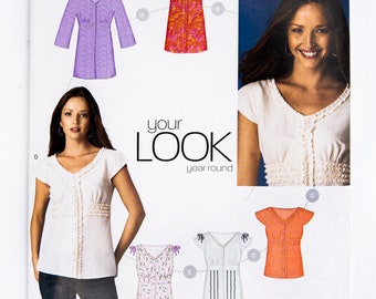 Simplicity Sewing Pattern 5759, Misses' Top, Easy to Sew, Size 6-12/14 ...