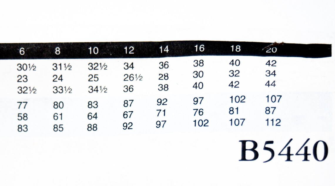 Butterick Costume Sewing Pattern 5440, Vintage Pattern, Misses ...