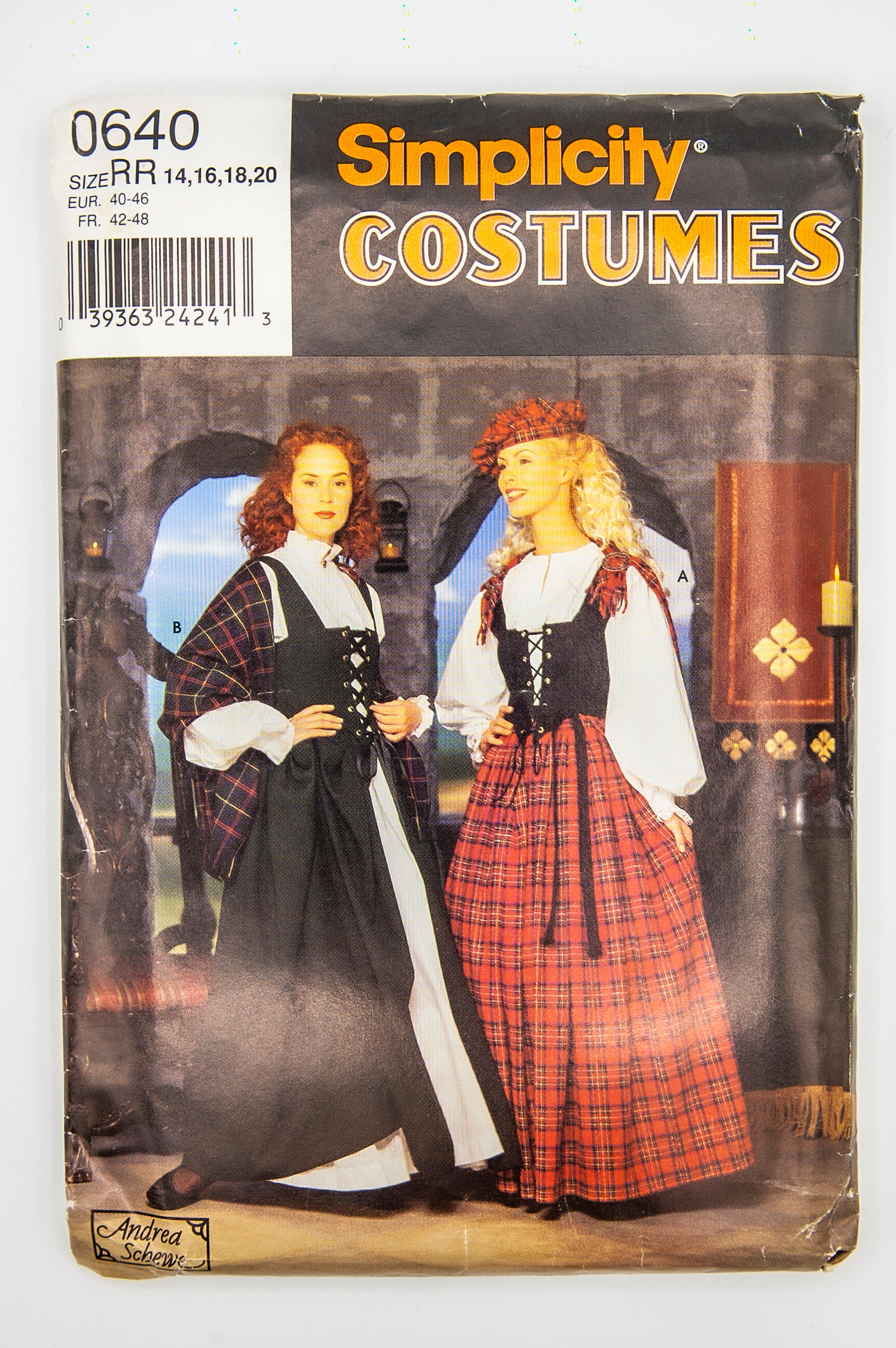 Simplicity Costumes Sewing Pattern 0640/0663/8855 Halloween - Etsy