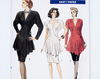 Butterick Sewing Pattern 3955, Vintage Pattern, Misses' Top, Skirt ...