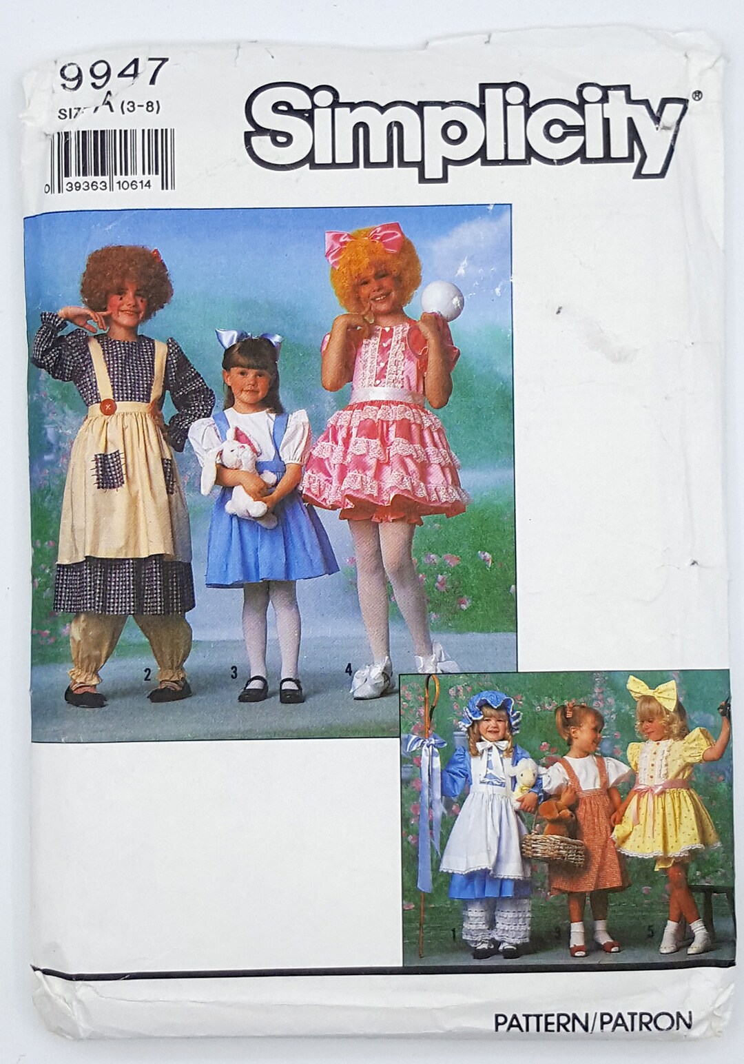 Simplicity Sewing Pattern 9947, Halloween Costume for Kids, Storybook ...