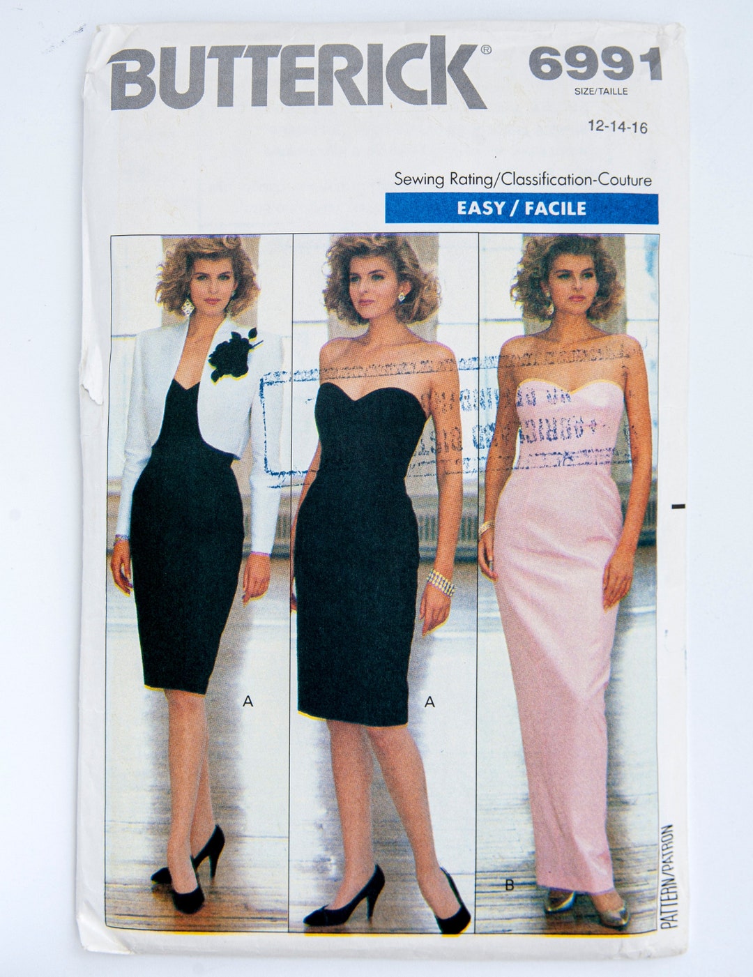 Butterick Sewing Pattern 6991, Misses' Dress, Jacket, Event Dress ...