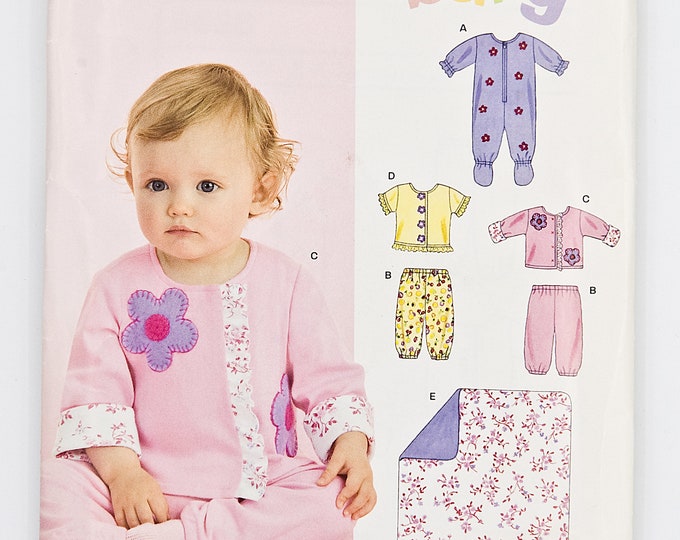 NEW LOOK Sewing Pattern 6636, Kids Pattern, Baby Pattern, Size A NB-L ...