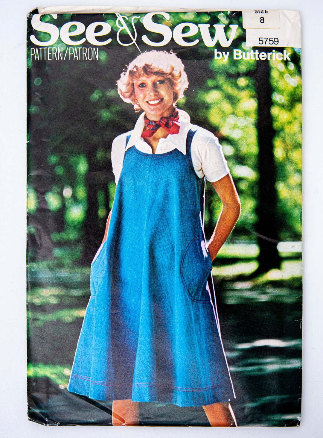 See N' Sew Sewing Pattern 5759, Butterick, Vintage Pattern, Misses ...