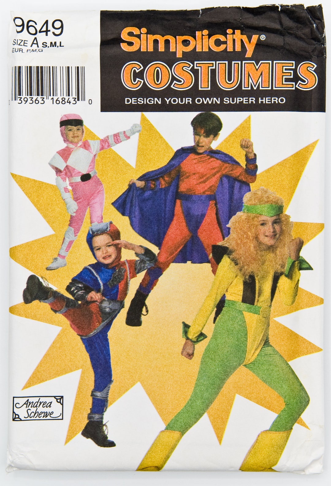 Simplicity Costumes Sewing Pattern for Kids 9649, Halloween Costumes ...