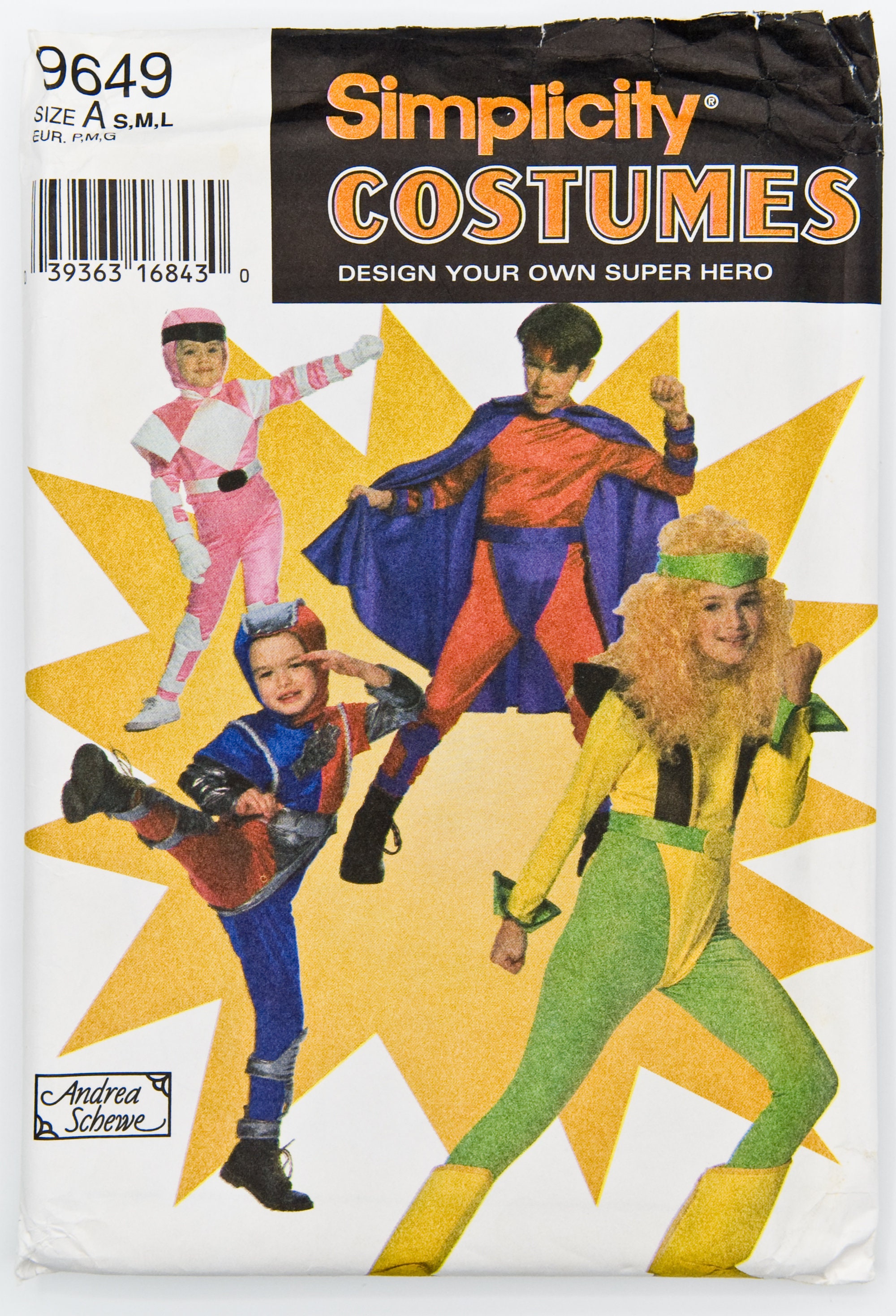 Simplicity Costumes Sewing Pattern for Kids 9649, Halloween Costumes ...