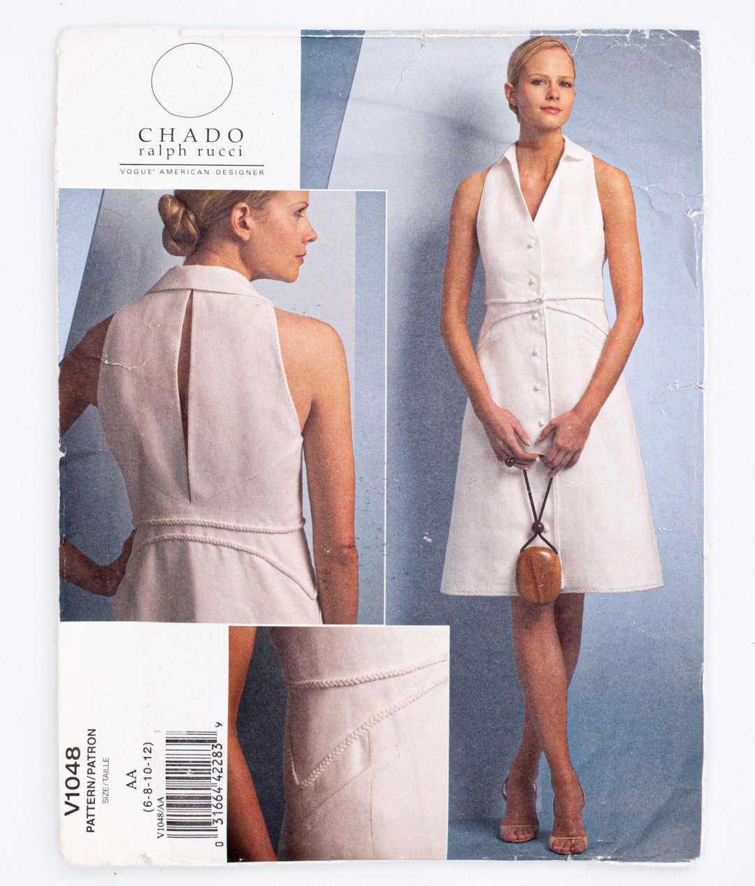 Vogue Sewing Pattern 1048, Chado Ralph Rucci American Designer, Misses ...