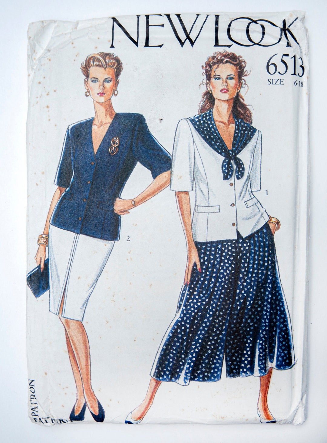 New Look Sewing Pattern 6513, Misses' Skirt, Top, Jacket, Culottes ...